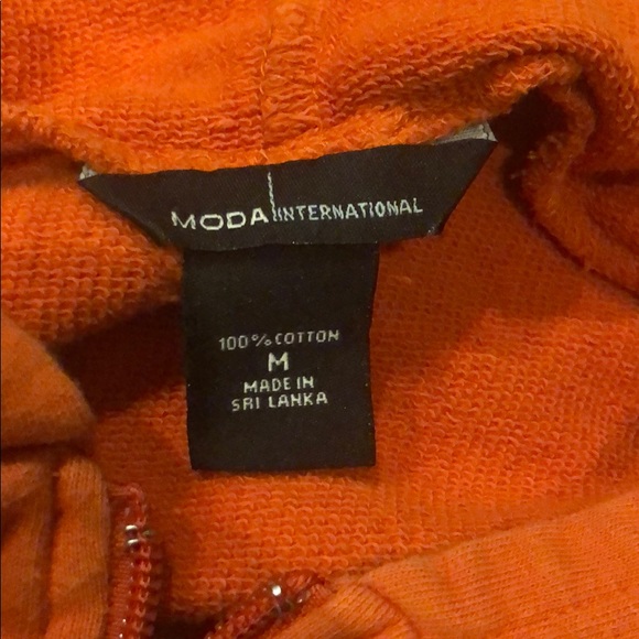 Moda International | Other | Orange Moda Intl Jacket Pants Wsilver ...